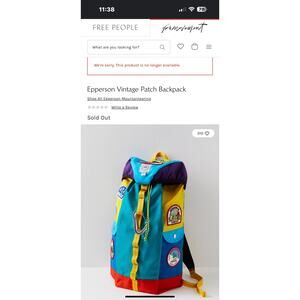 Epperson Mountaineering | Bags | Colorful Backpack With Patches | Poshmark